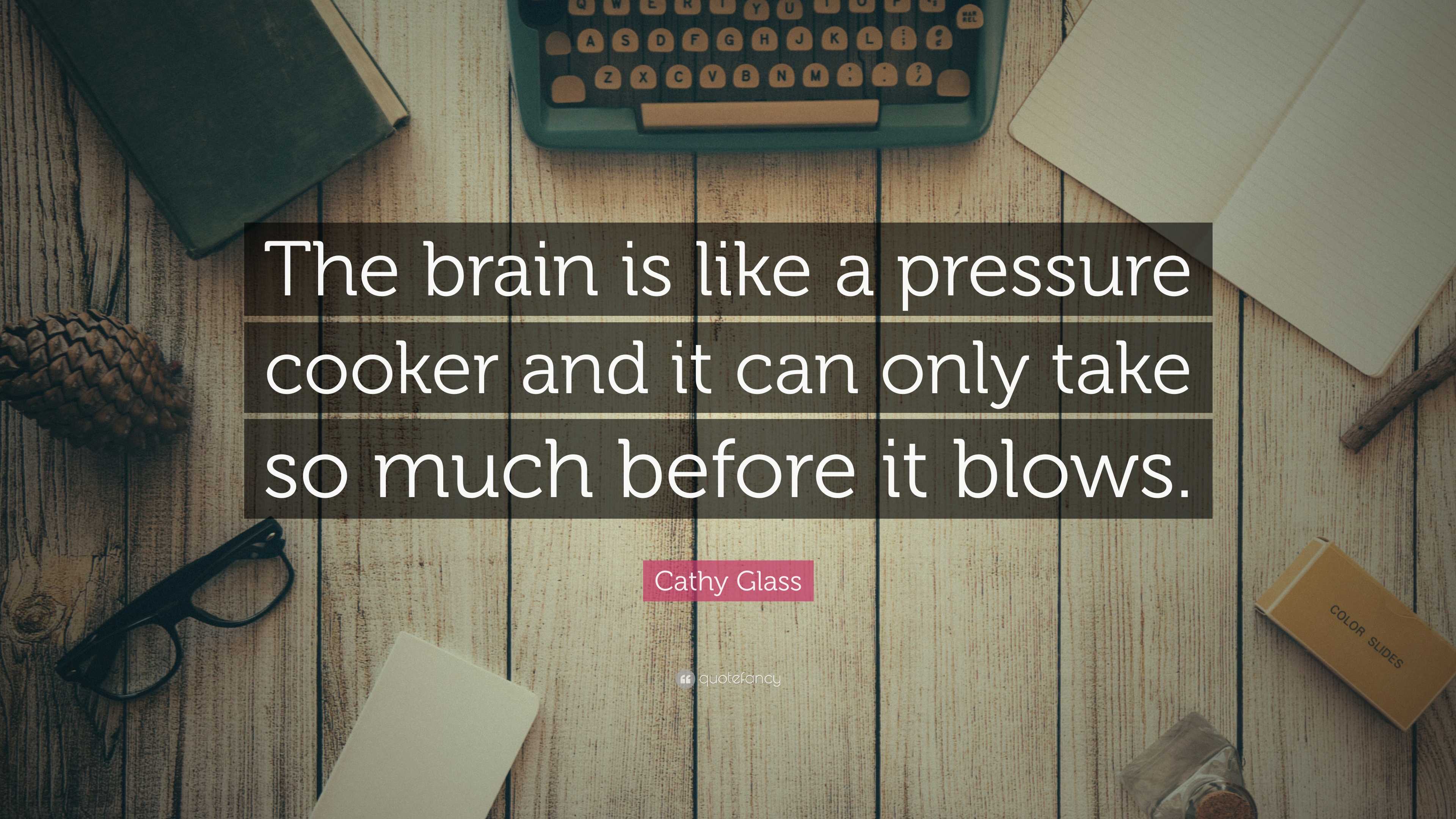 Emotions like a pressure cooker - Something Worth Fighting For: Life ...